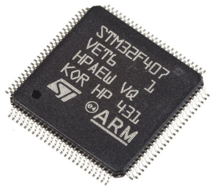 STM32F407VET6 STMicroelectronics | STMicroelectronics, 32bit ARM Cortex M4, STM32F4 ...
