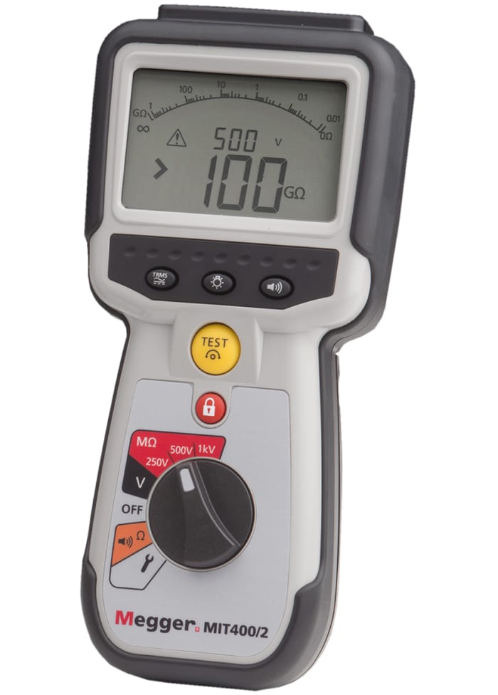 1004-731 Megger | Megger MIT400 2 Insulation Tester, 10V Min, 1000V Max ...