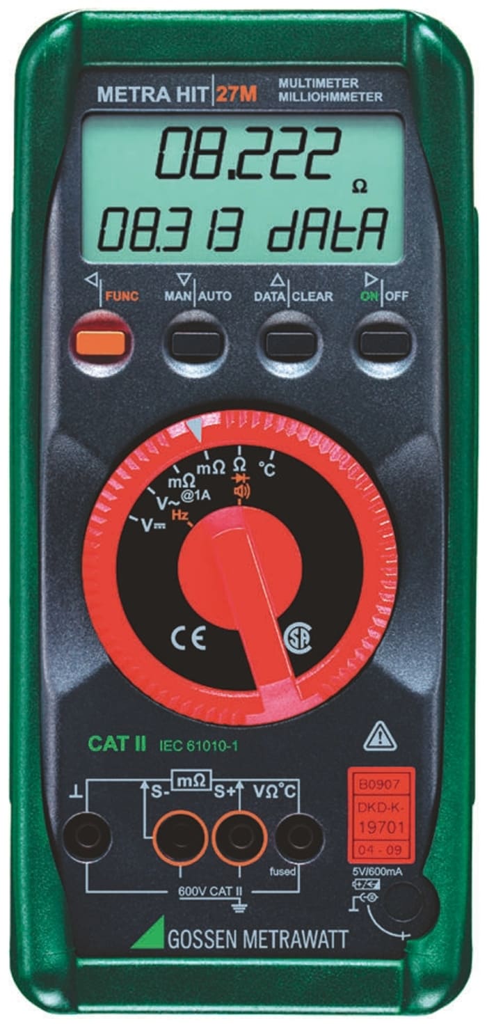 M227A Gossen Metrawatt | Gossen Metrawatt METRAHit 27M Handheld Digital ...
