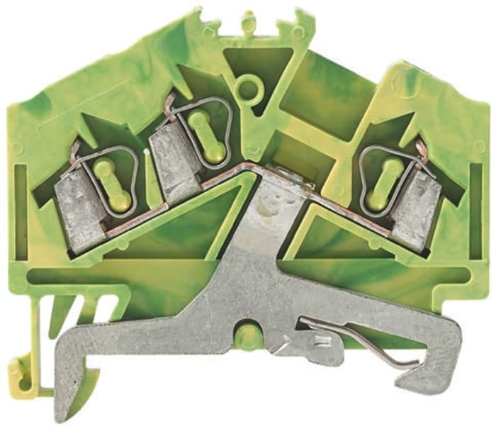 281-637 WAGO | WAGO 281-637 281 Series Earth Terminal Block Yellow ...