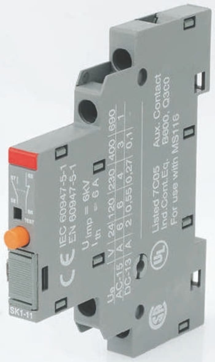 1SAM201903R1001 SK1-11 ABB | ABB Auxiliary Switch Block | 445-0465 | RS Components