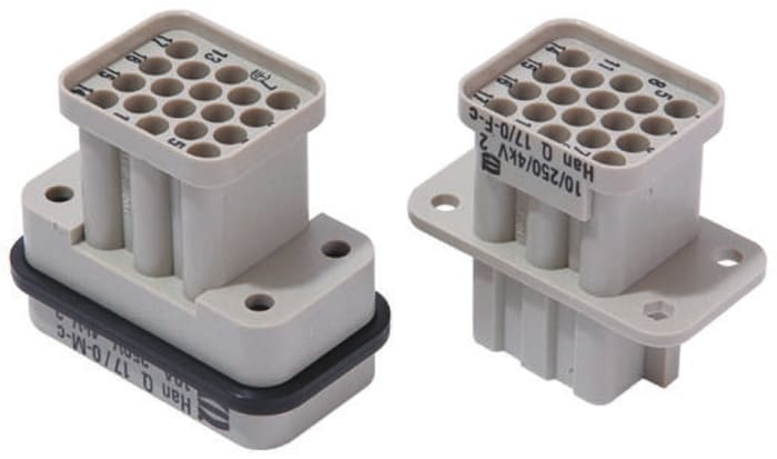 09120173001 HARTING | HARTING Heavy Duty Power Connector Insert, Male ...