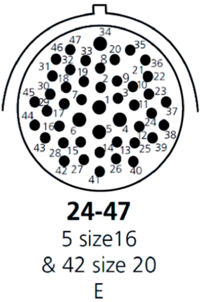 HDP26-24-47SE-L017 Deutsch | Deutsch HD20 Cable Mount Housing, 47 ...