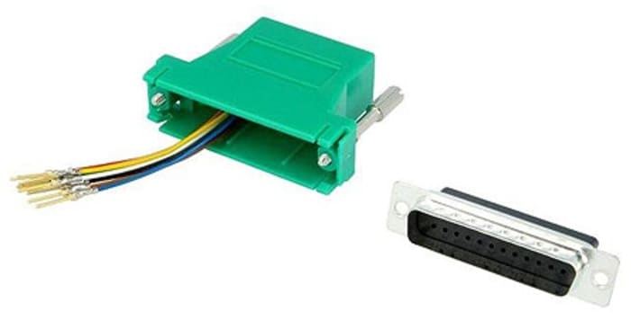 DA25-PMJ8-G-K MH Connectors | MH Connectors D-Sub Adapter 25-Way D-Sub ...