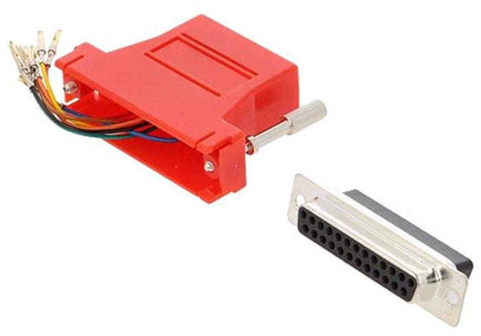DA25-PMJ8-R-K MH Connectors | MH Connectors D-Sub Adapter 25-Way D-Sub ...