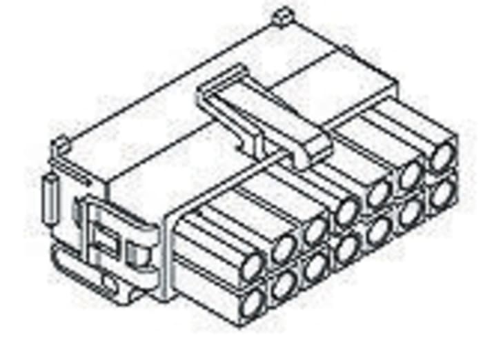 794192-1 TE Connectivity | TE Connectivity, Mini-Universal MATE-N-LOK ...