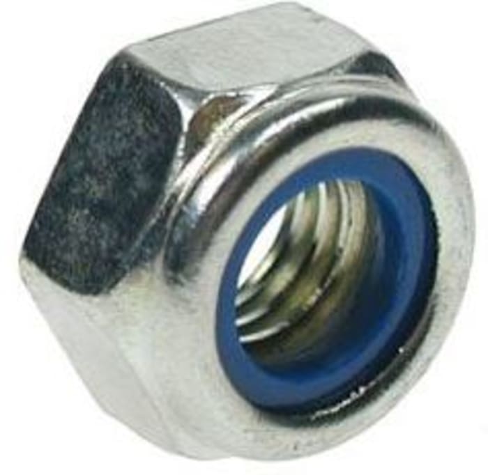 RS PRO | RS PRO, Bright Zinc Plated Steel Locking Nut, DIN 985, M24 | 193-3402 | RS Components
