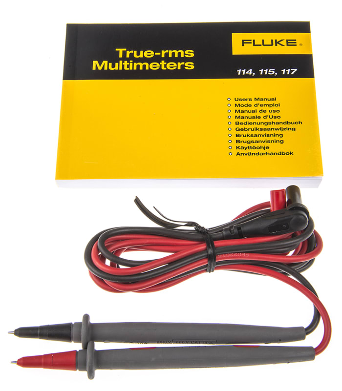 2583552 Fluke | Fluke 114 Handheld Digital Multimeter, True RMS, 600V ...