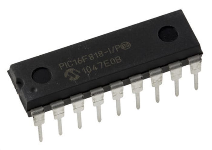 PIC16F818-I/P Microchip | Microchip PIC16F818-I/P, 8bit PIC Microcontroller, PIC16F, 20MHz, 1. ...