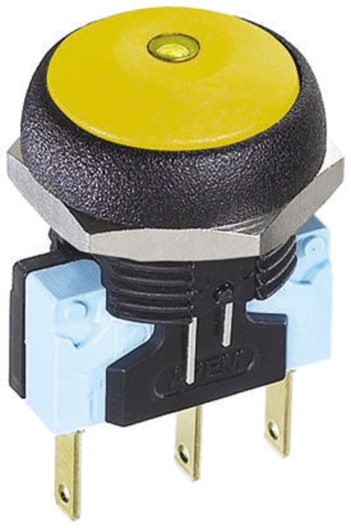 IRR7Z252LOY APEM | APEM Illuminated Push Button Switch, Momentary ...