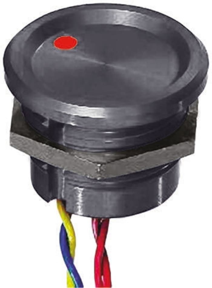 PBAR2AFB000L0S APEM | APEM Illuminated Piezo Switch, Momentary, Pulse ...