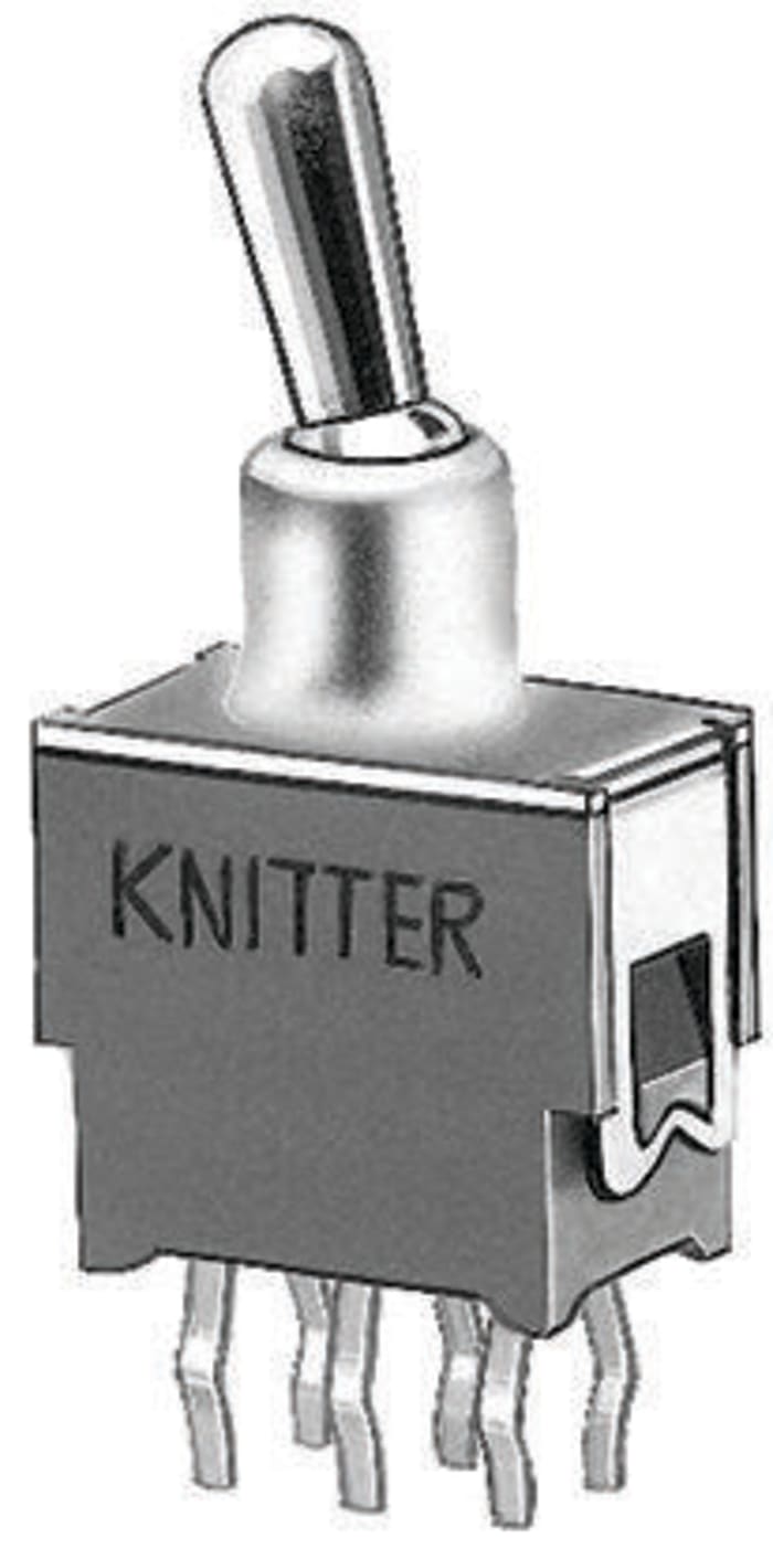 ATE2D KNITTER-SWITCH | KNITTER-SWITCH Toggle Switch, PCB Mount, On-On ...
