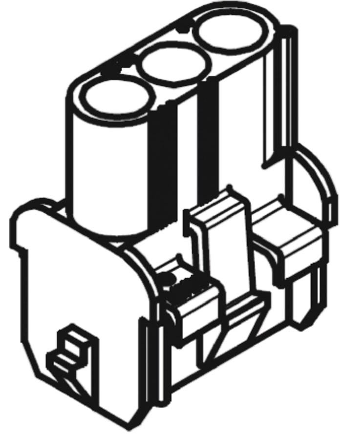 5084-2030 Molex | Molex, MLX Female Connector Housing, 3 Way, 1 Row ...