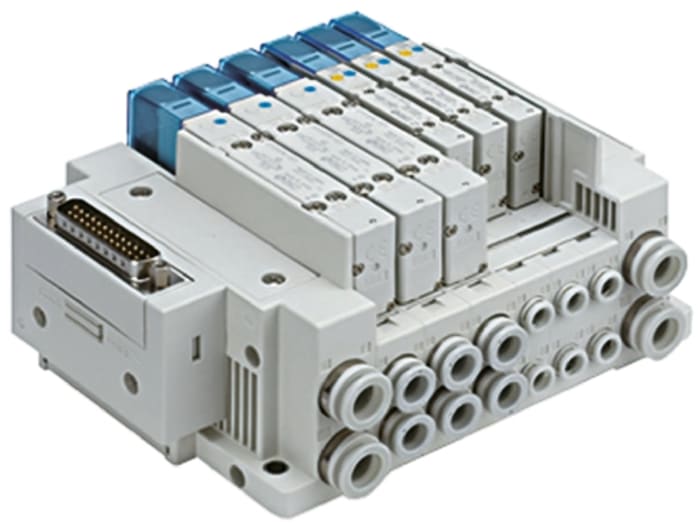 SS5Y3-10F1-12B-C6 SMC | SMC 12 stations Manifold Base | 762-2036 | RS ...