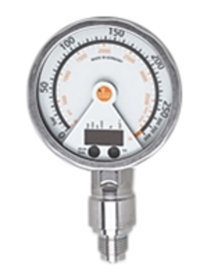 PG2451 ifm electronic | ifm electronic Pressure Sensor, 0bar Min, 250bar Max, Analogue + PNP-NO ...