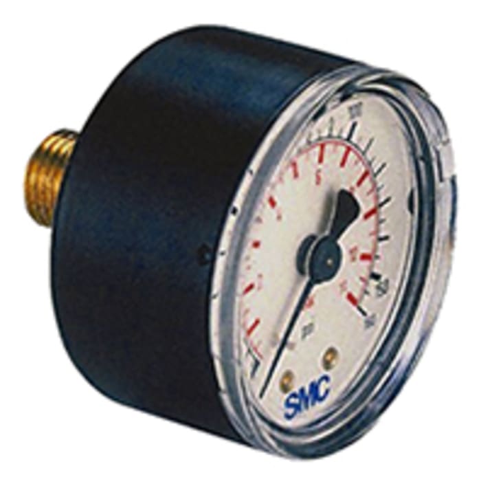 4K8-4 SMC | SMC Analogue Pressure Gauge 4bar Back Entry, 4K8-4, With RS ...