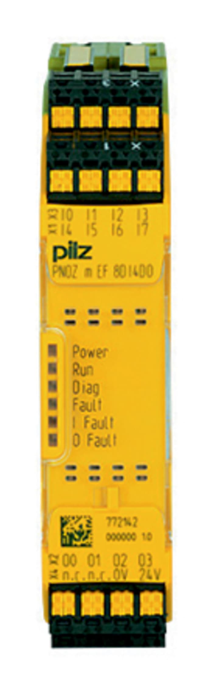 KIT772142 Pilz | Pilz PNOZ m EF Series Input/Output Module, 8 Inputs, 4 Outputs, 24 V dc | 918 ...