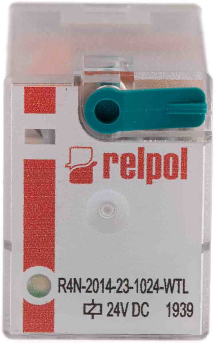 R4N-2014-23-1024-WTL Relpol | Relpol Plug In Power Relay, 24V dc Coil ...