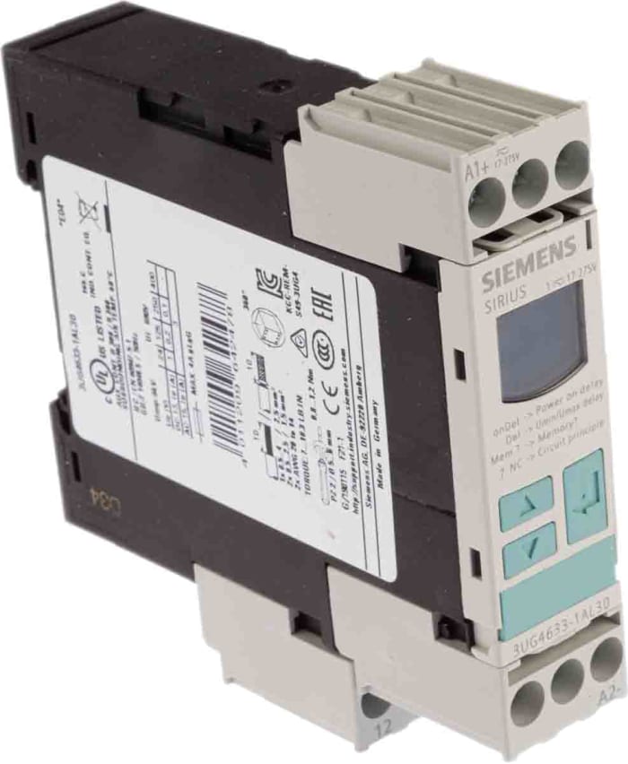 3UG4633-1AL30 Siemens | Siemens Voltage Monitoring Relay, 1 Phase, SPDT ...