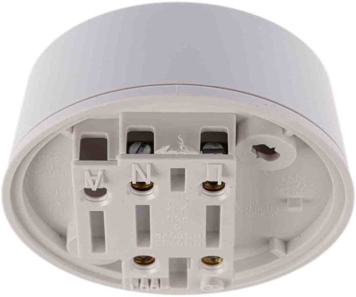 K3240WHI MK Electric | 3 terminal White Ceiling Rose, 75mm Diameter ...
