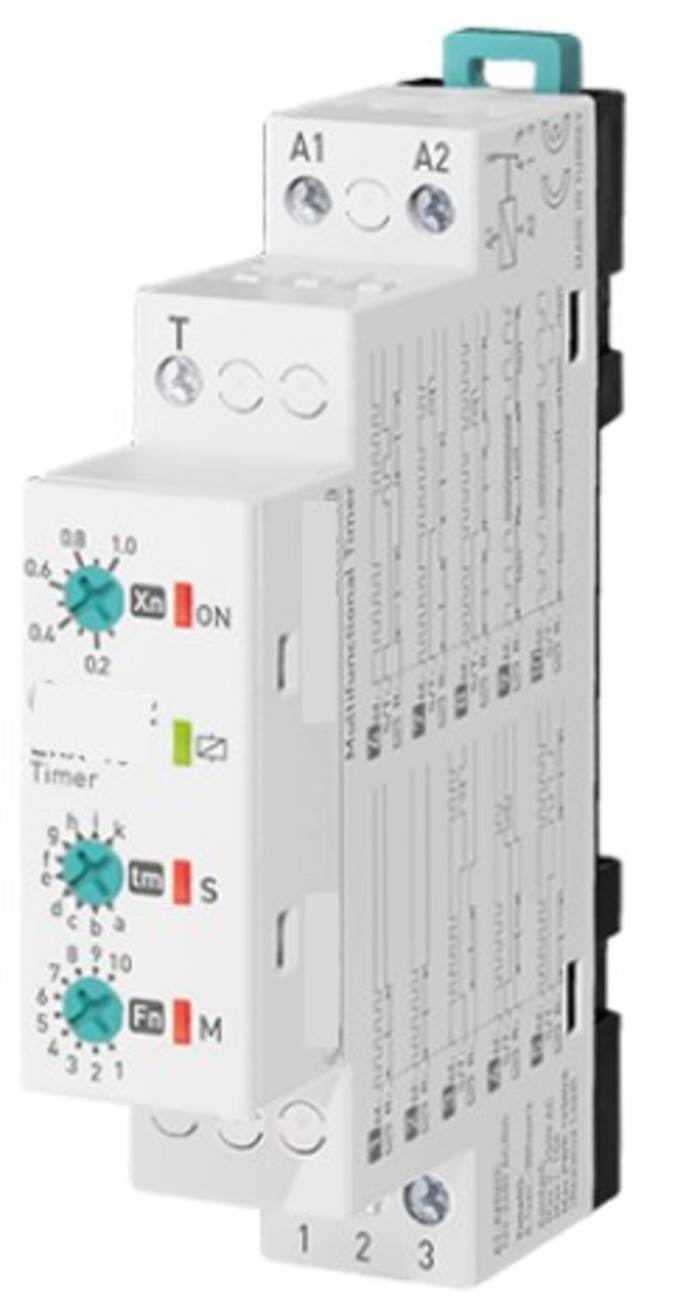 RS PRO | RS PRO DIN Rail Mount Timer Relay, 12 → 240V ac, 3-Contact, 0. ...