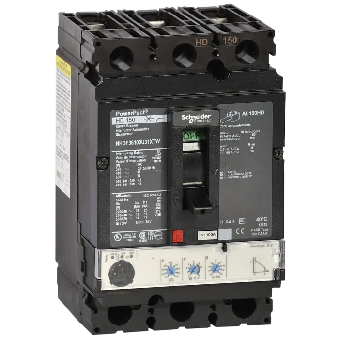 NHDF36100U31XTW Schneider Electric | Schneider Electric PowerPact ...