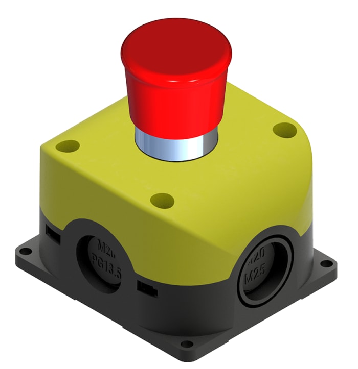 RS PRO | RS PRO SB112 Series Pull Release Emergency Stop Push Button ...