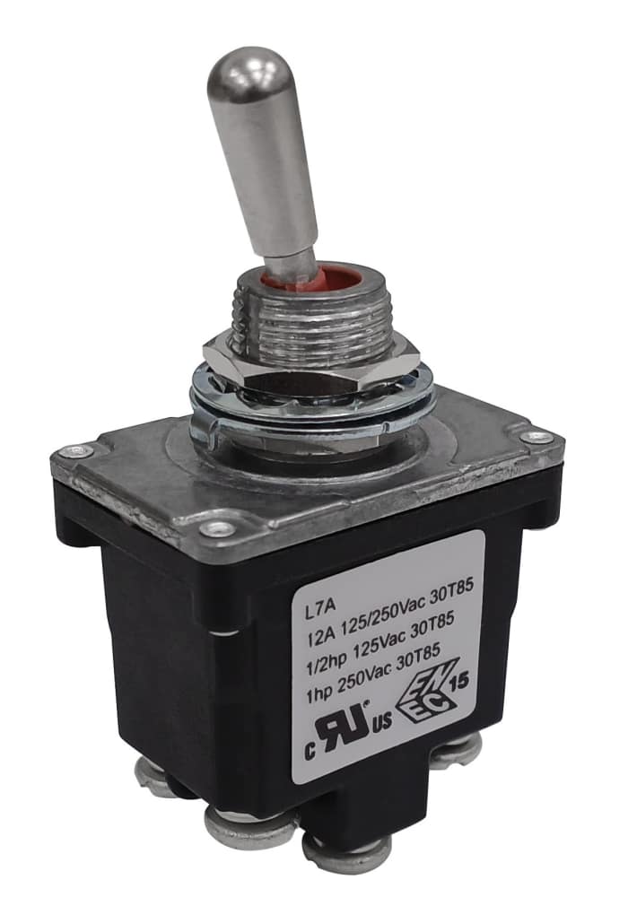 RS PRO | RS PRO Toggle Switch, Panel Mount, On-None-On, DPDT, Step ...