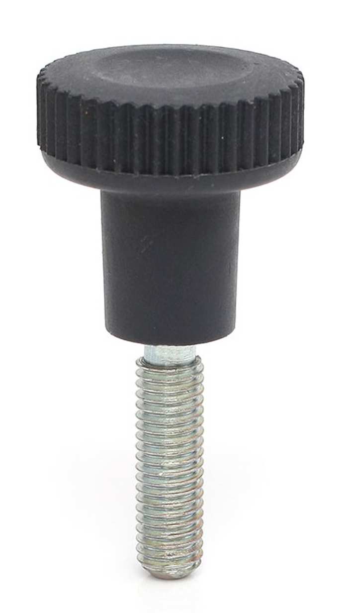 RS PRO | RS PRO Black Thermoplastic Thumbscrew Clamping Knob, M4 x 10 ...
