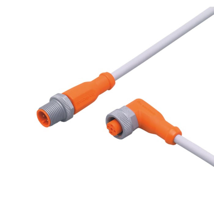 EVW055 ifm electronic | ifm electronic Male 1 way M12 to Female 1 way ...