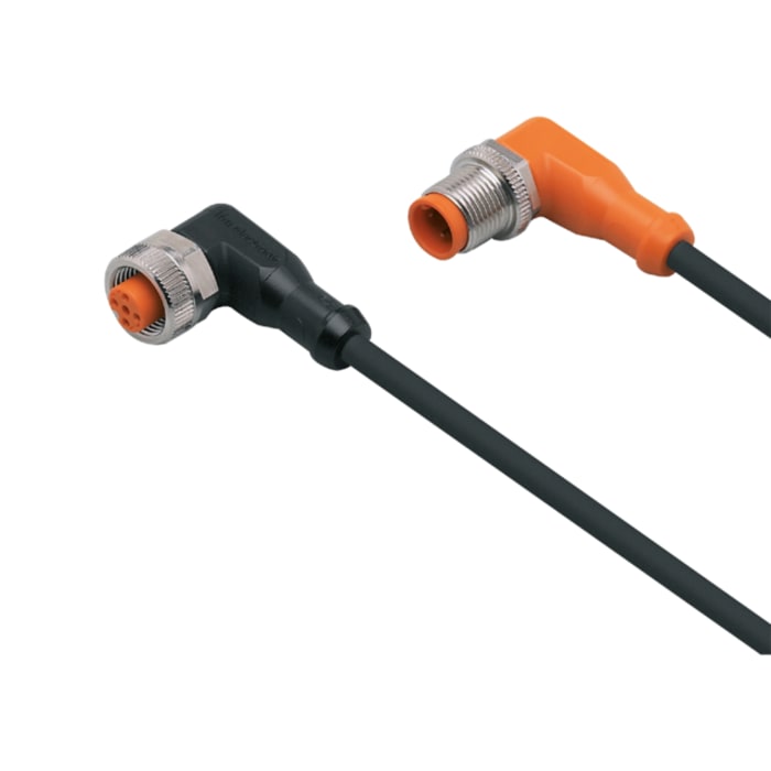 EVC036 ifm electronic | ifm electronic Right Angle Male 1 way M12 to ...