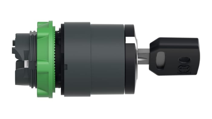 ZB5AG4D Schneider Electric | Schneider Electric Harmony 2-position Key Switch Head, Latching ...