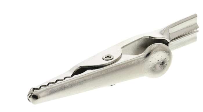 RS PRO | RS PRO Crocodile Clip Alligator Clip Connection, Nickel-Plated ...