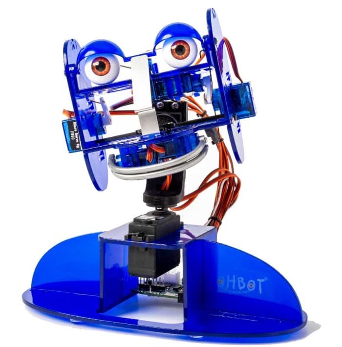 386 Ohbot | Ohbot Robot Kit AI Educational Robot - DIY Kit | 217-219 | RS
