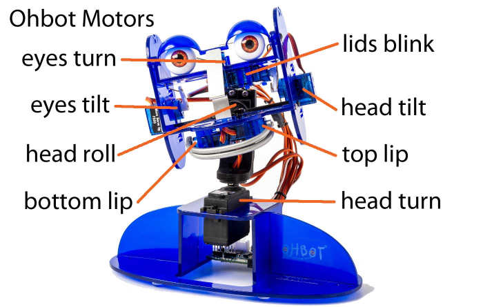 386 Ohbot | Ohbot Robot Kit AI Educational Robot - DIY Kit | 217-219 | RS