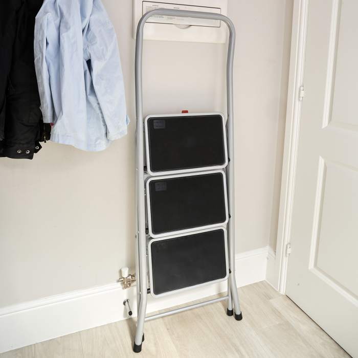 RS PRO | RS PRO 2 Tread Aluminium Steps 0.47m Platform Height ...
