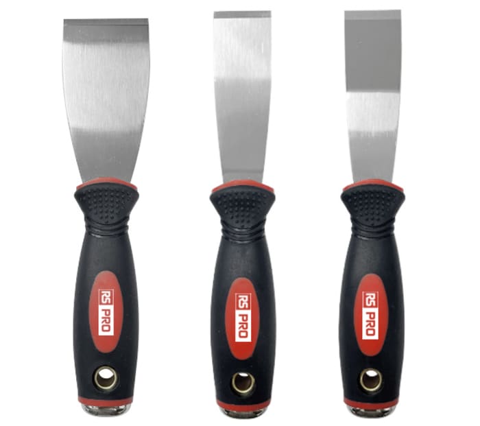 RS PRO | RS PRO Stainless Steel Scraper, 3 piece | 246-383 | RS
