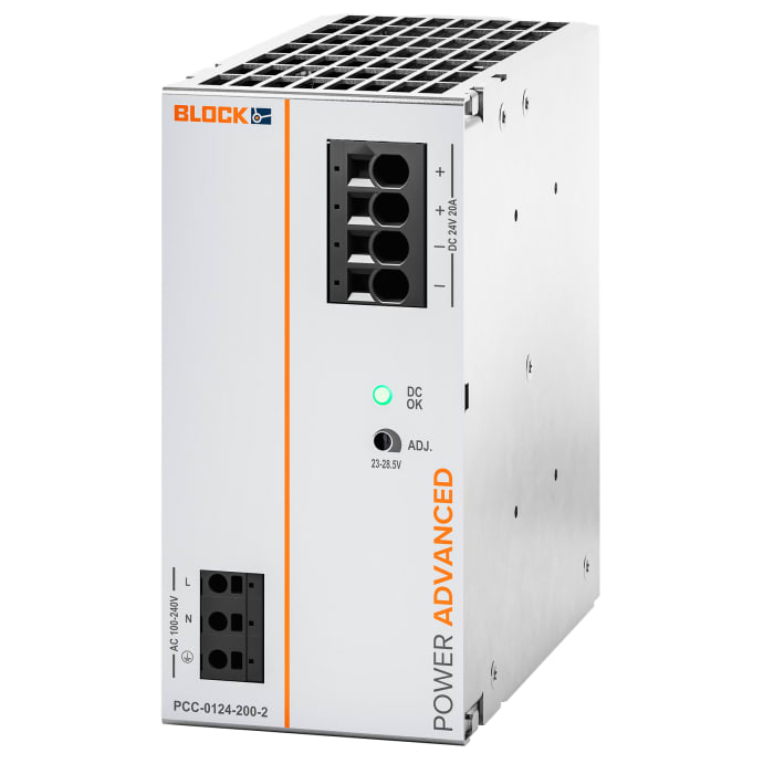 PCC-0124-200-2 Block | Block POWER ADVANCED Primary-Switched Mode Power ...