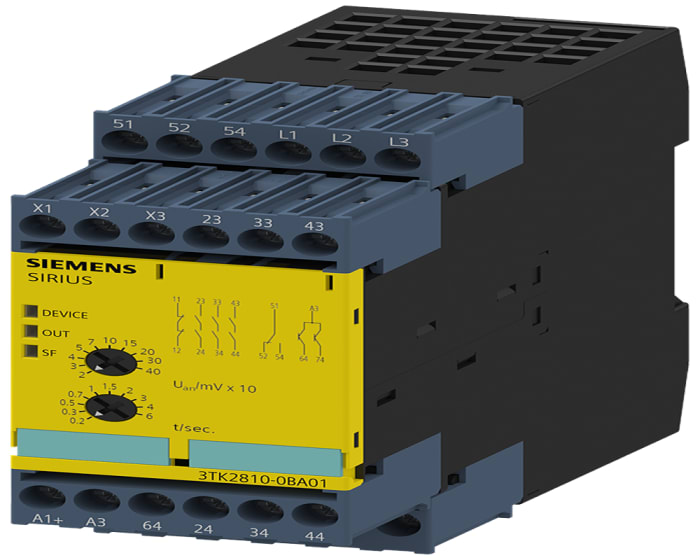 3TK2810-0BA01 Siemens | Siemens Standstill Monitoring Relay, 3PDT, Snap ...