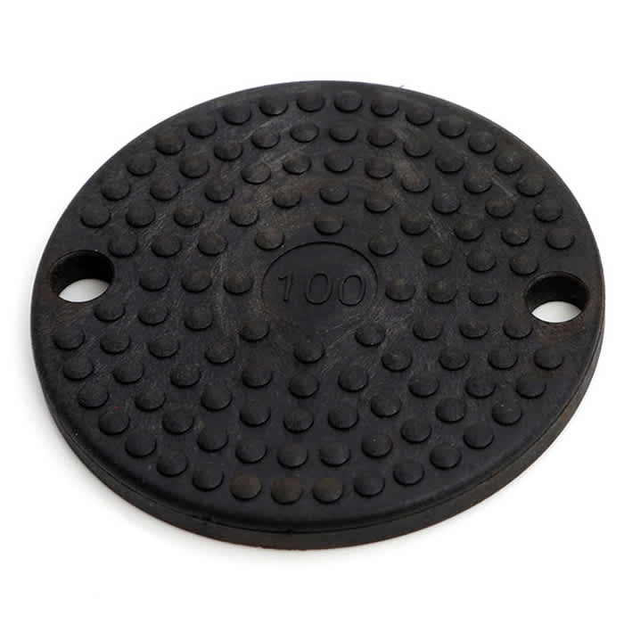 RS PRO | RS PRO Circular Thermoplastic Non Slip Pad, 108mm diameter 8mm ...