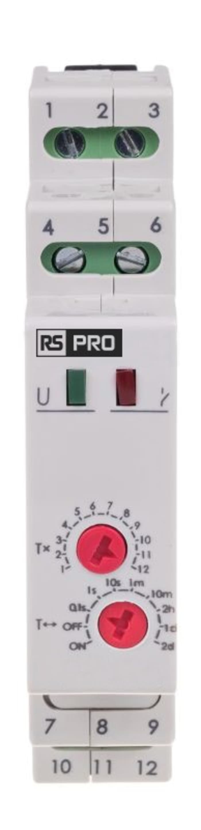 RS PRO | RS PRO DIN Rail Mount Timer Relay, 195 → 253V ac, 1-Contact, 0 ...