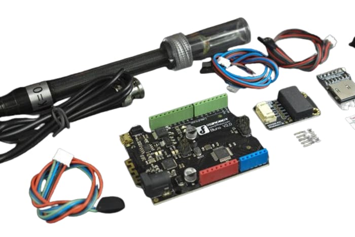 Kit0131 1 Dfrobot Dfrobot Gravity Knowflow Basic Kit For Arduino