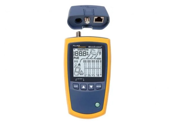 MS2-100/RS Fluke Networks | Fluke Networks MICROSCANNER 2 Cable Tester ...