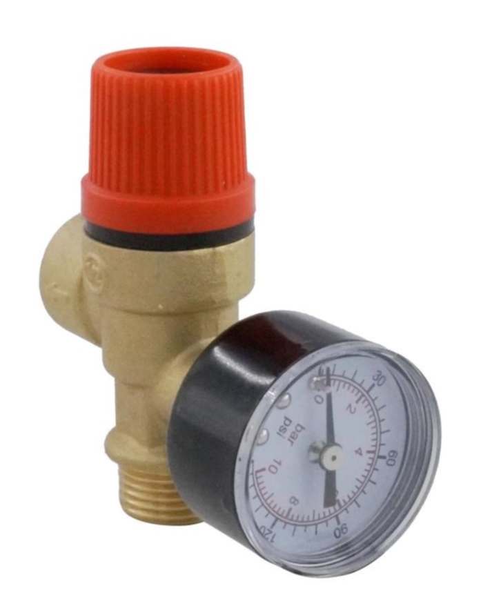 RS PRO | RS PRO 3 bar Pressure Relief Valve With 1/2 in 1/2 in | 429 ...