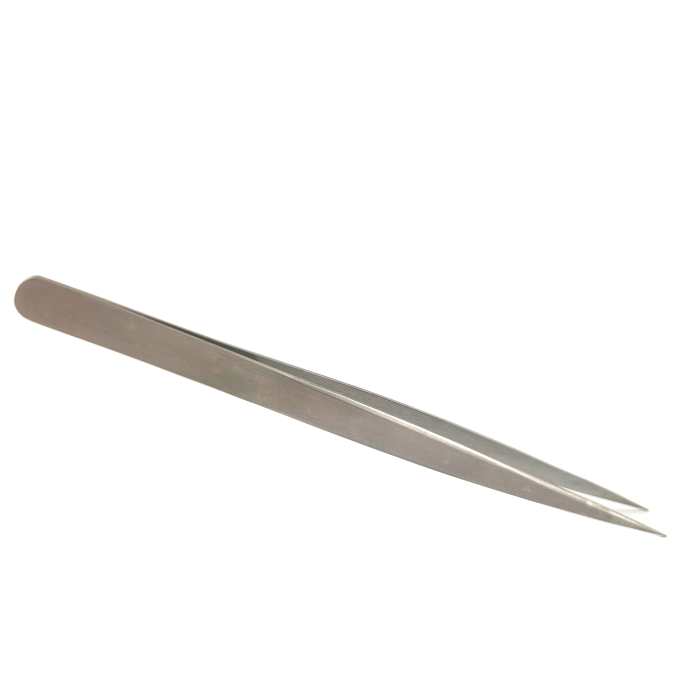 RS PRO | RS PRO 115mm, Low Carbon Austenitic Steel, Straight, Tweezer ...