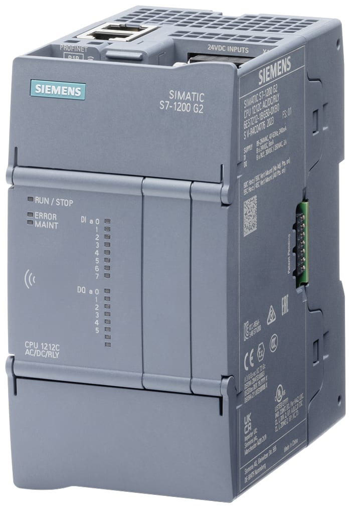 6ES7212-1HF50-0XB0 Siemens | Siemens SIMATIC S7-1200 G2 Series PLC CPU ...