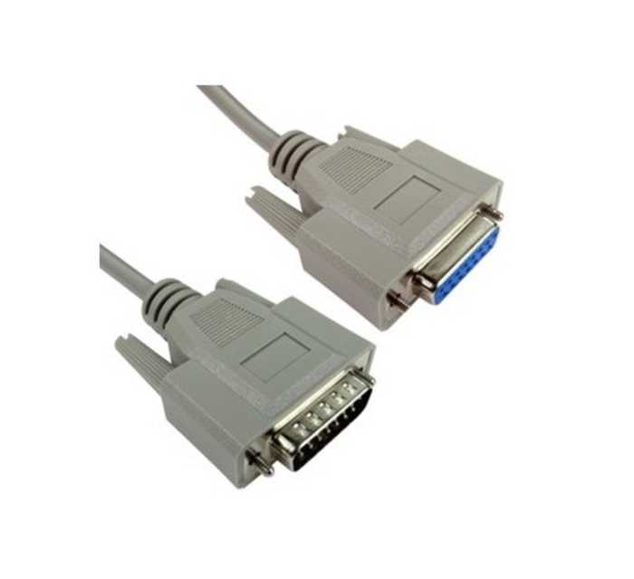 RS PRO | RS PRO Male 15 Pin D-sub to Female 15 Pin D-sub Serial Cable ...