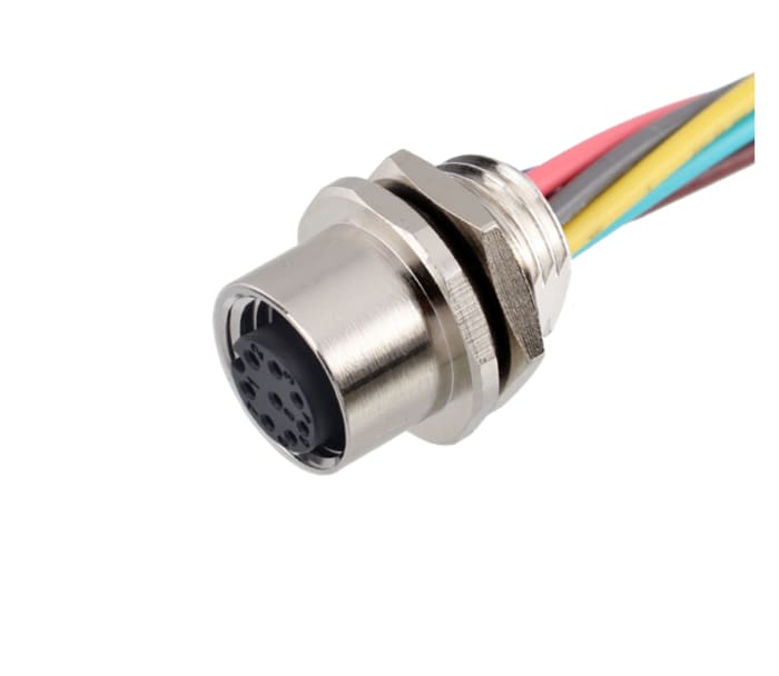 RS PRO | RS PRO Industrial Circular Connector, 8 Contacts, Front ...