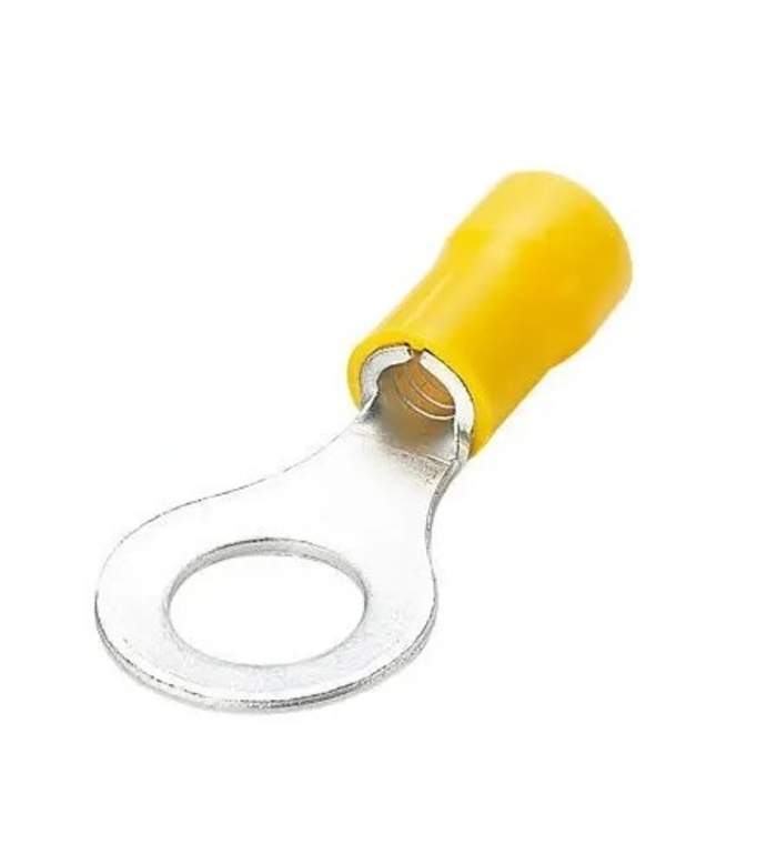 RS PRO | RS PRO Insulated Ring Terminal, M4 Stud Size, Yellow | 558-917 ...