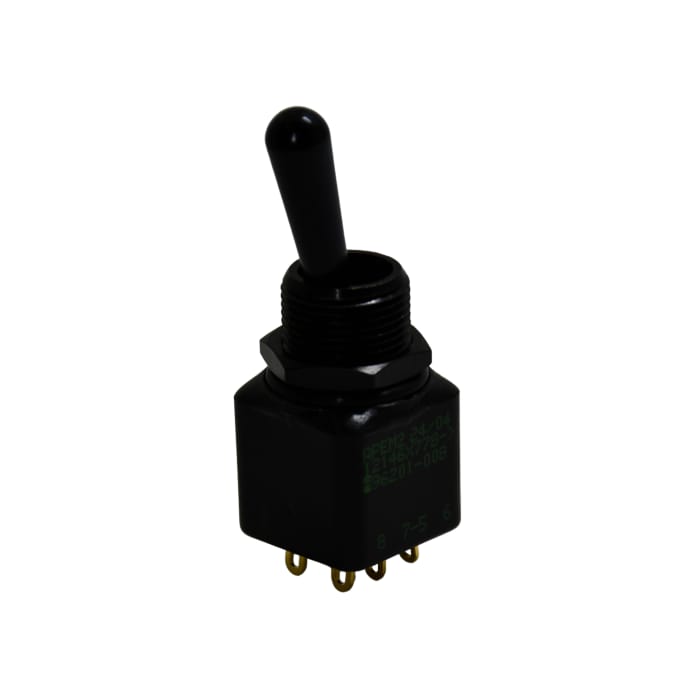 12146X778 APEM | APEM Toggle Switch, Panel Mount, On-On, DPST, Solder ...